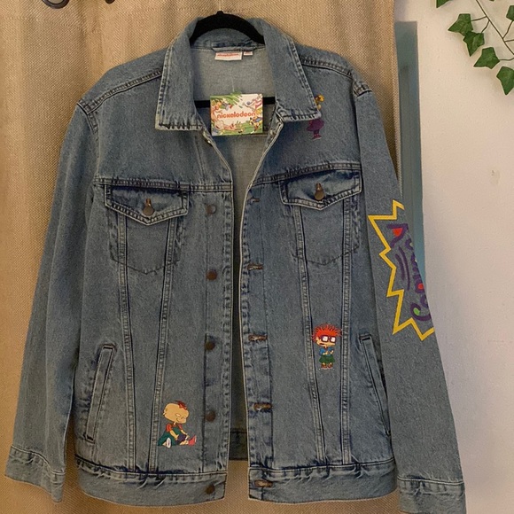 Nickelodeon | Jackets & Coats | Made In The 9s Rugrats Jean Jacket ...